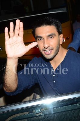 Ranveer Singh lets his hands do the talking