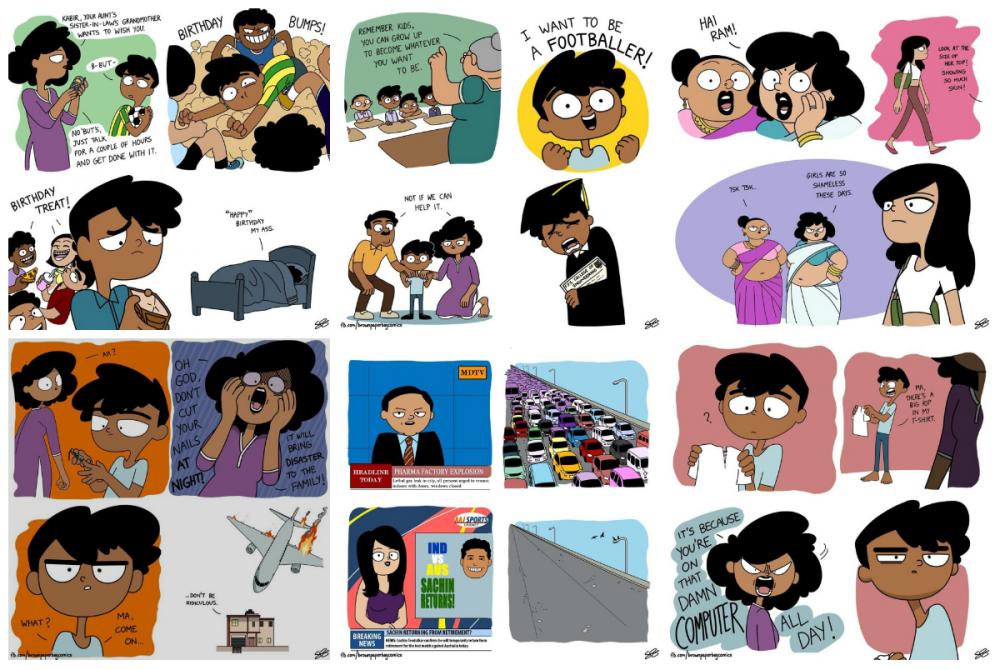 Bengaluru design student creates satirical webcomic about desi life