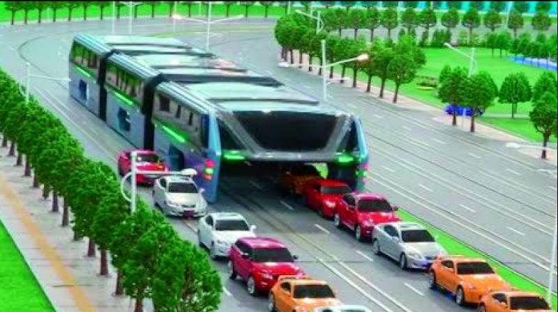 China Elevated Bus' project comes to halt | China Elevated Bus' project ...